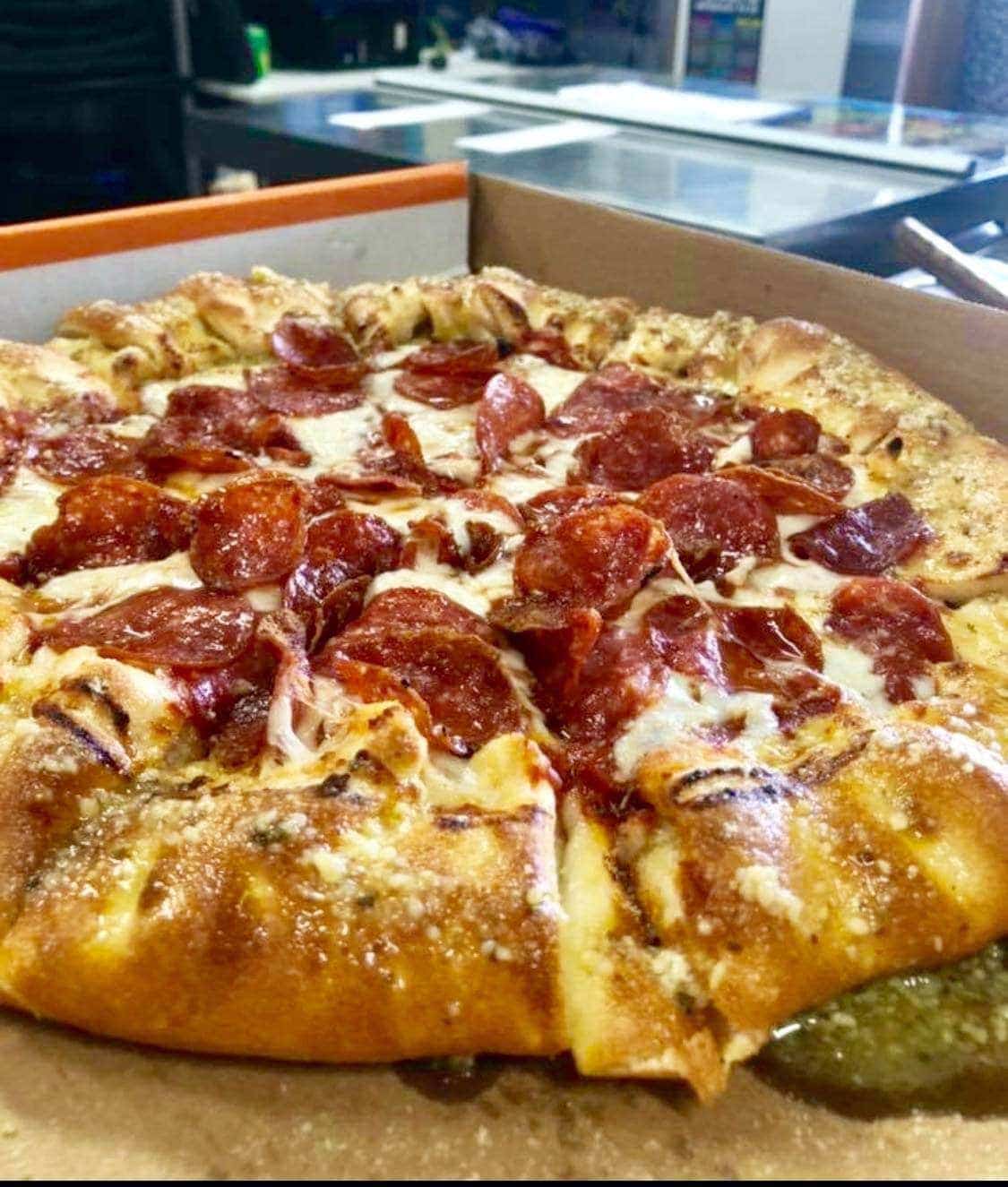 YES ! Dominos have launched a Garlic Bread Crust