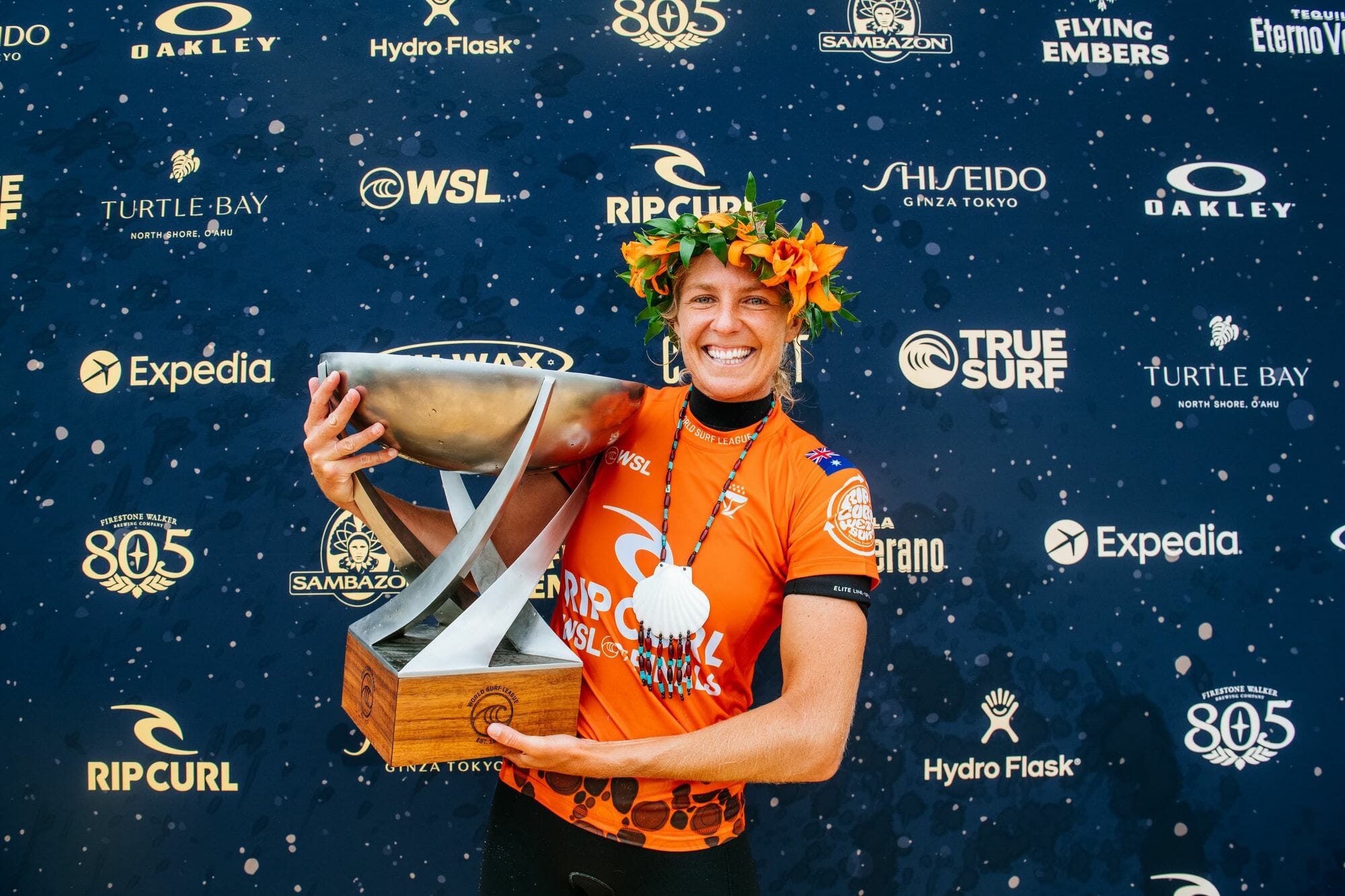 Stephanie Gilmore becomes an eight-time World Champion